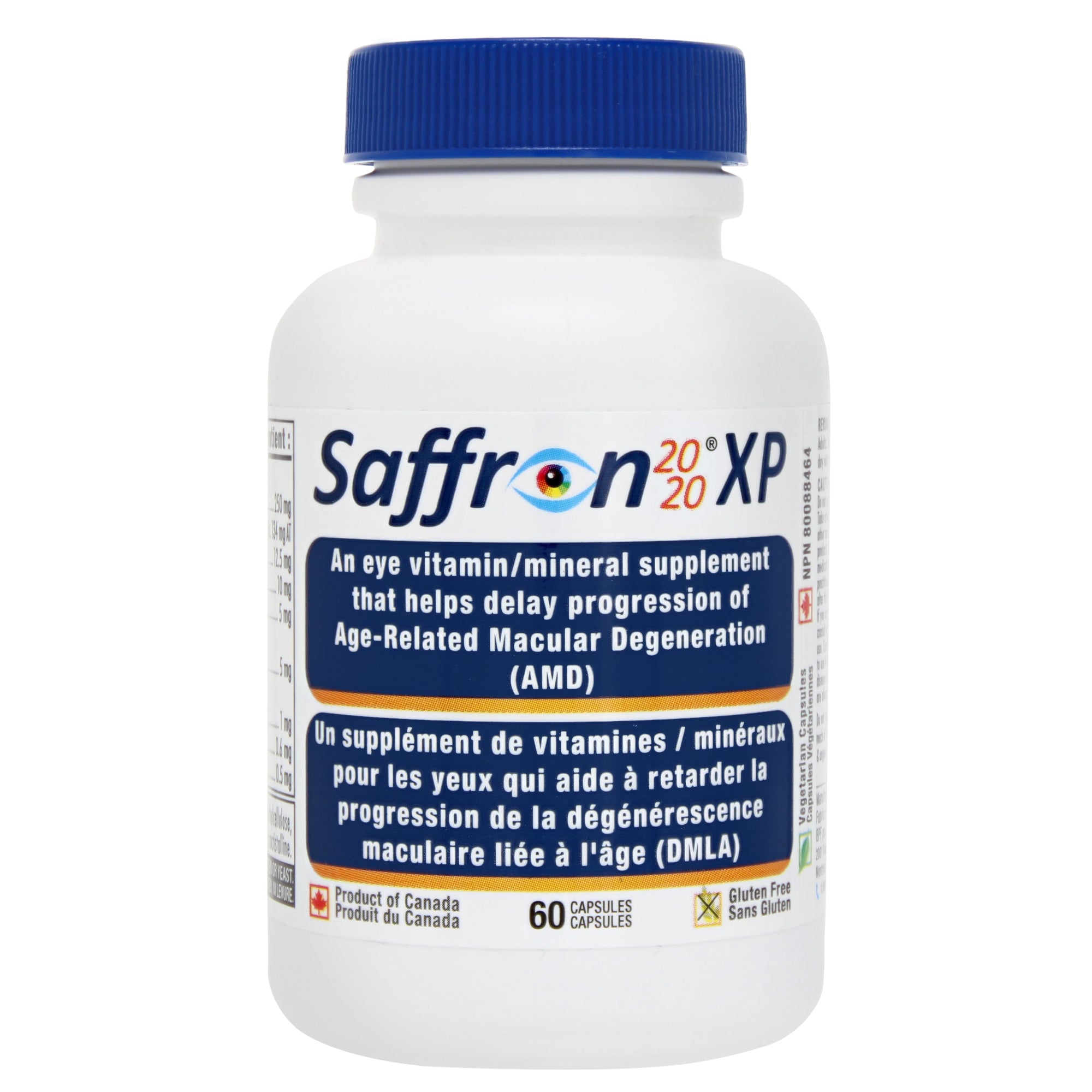 Saffron 2020-XP | Advanced Eye Care Supplement for Macular Health